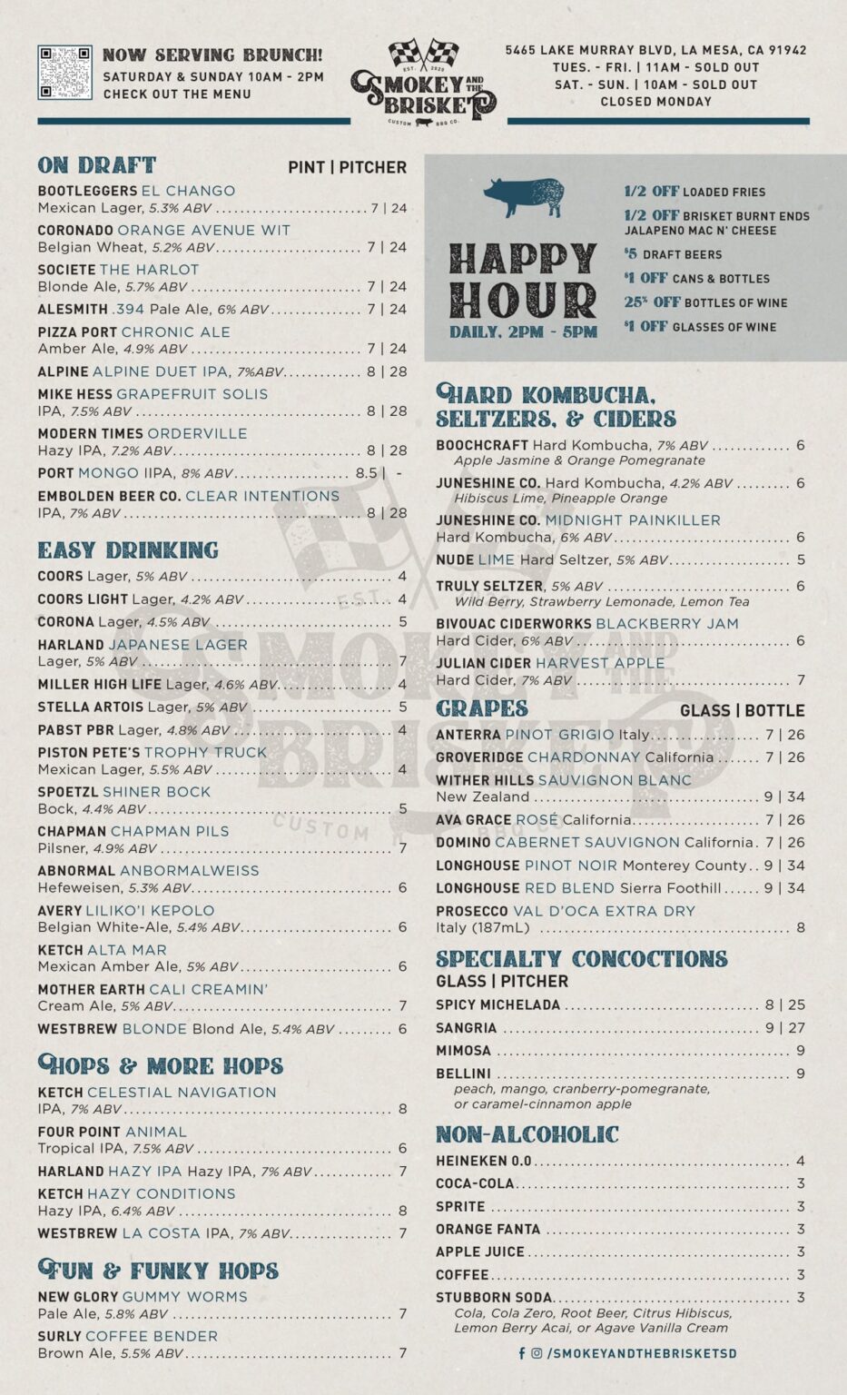 Drink - Smokey & The Brisket