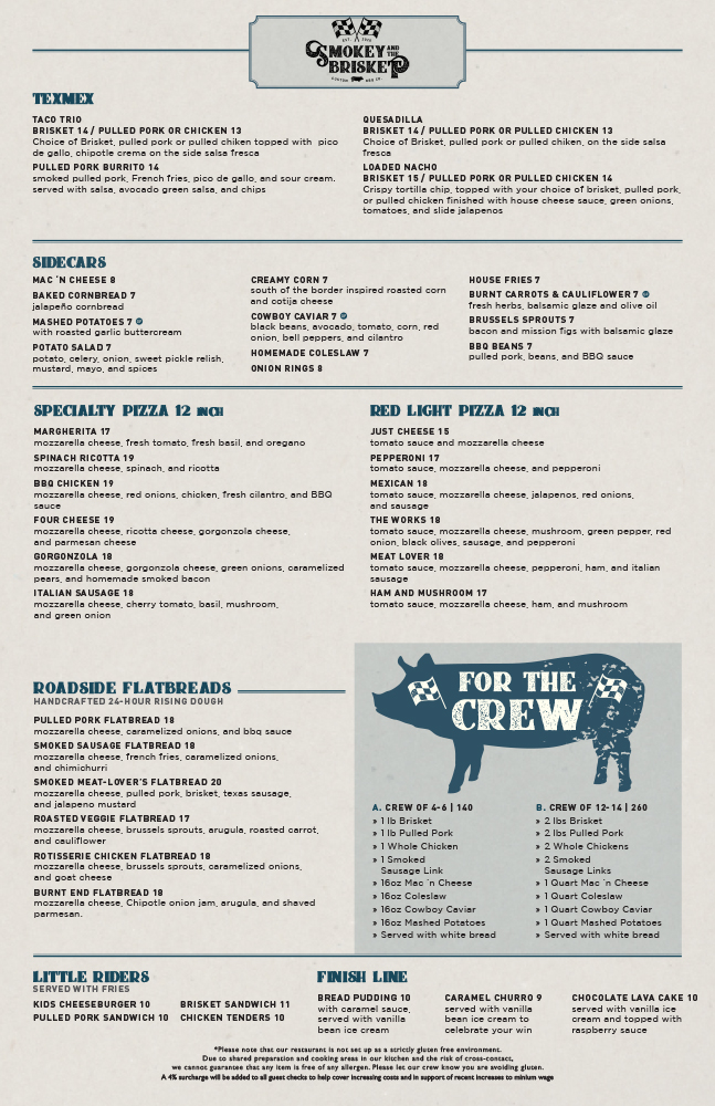 San Diego's Best BBQ - View Smokey's La Mesa BBQ Menu